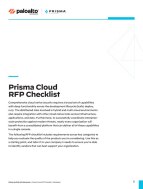 Prisma Cloud RFP Checklist - Palo Alto Networks